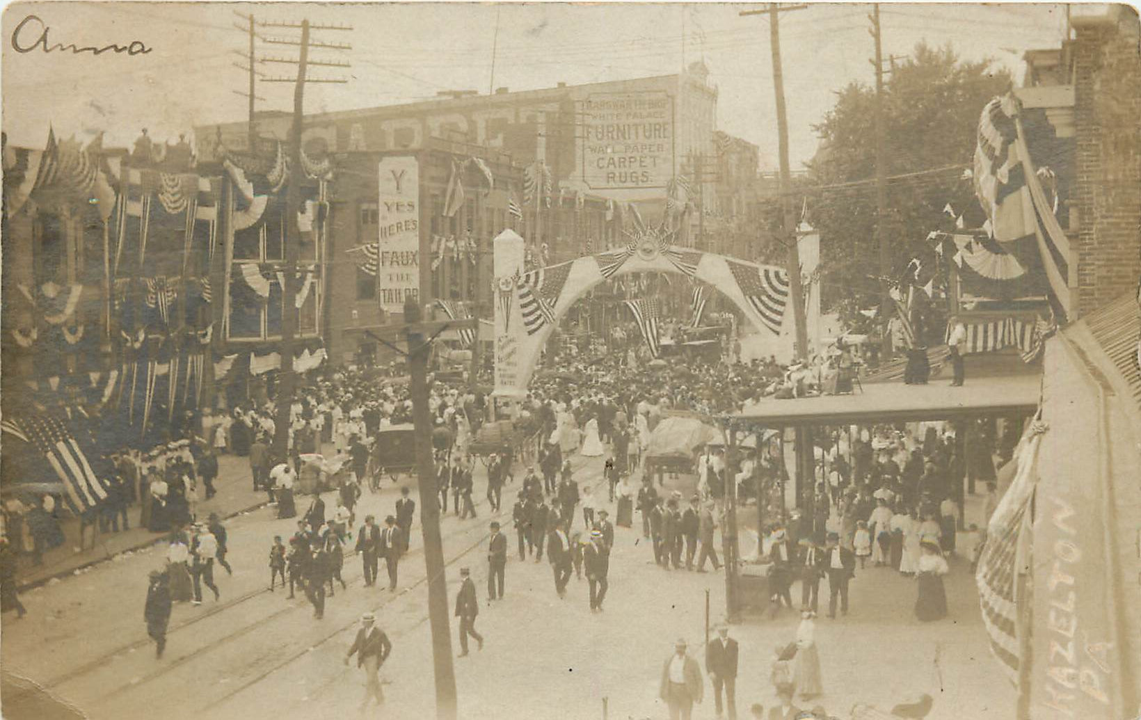 Hazelton - PA - Pennsylvania - Old Home Week 1906 - Fraternity Insuran ...